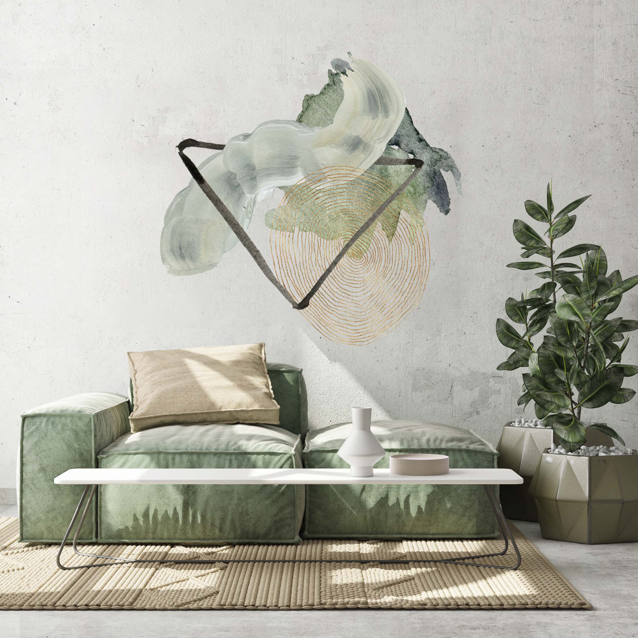 Abstract Art Wall Decals – Dizzy Duck Designs