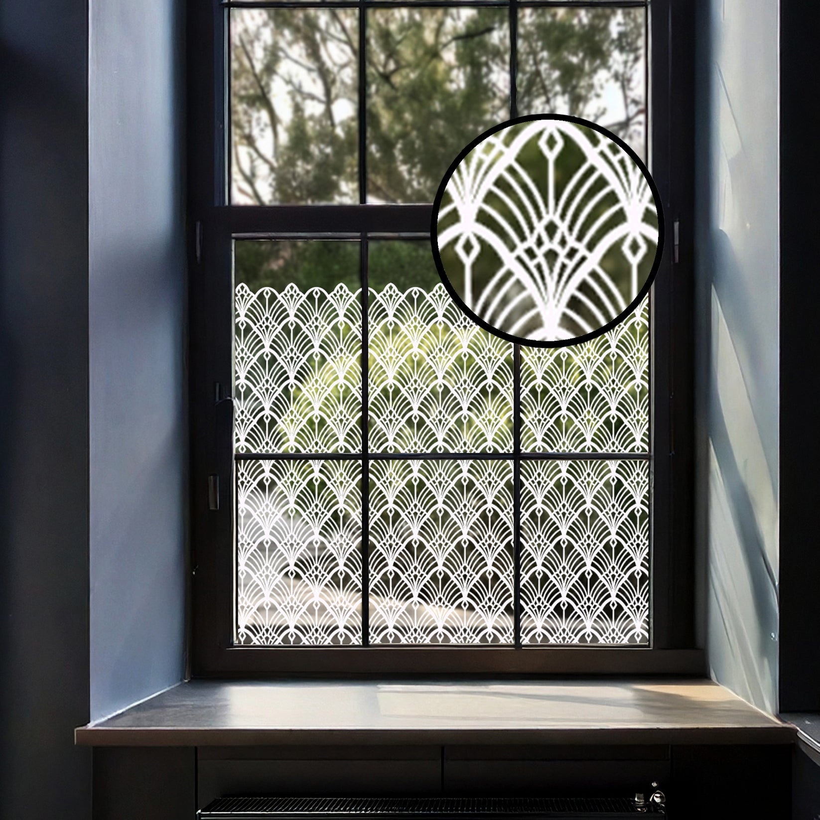 Chicago Clear Window Privacy Border – Dizzy Duck Designs