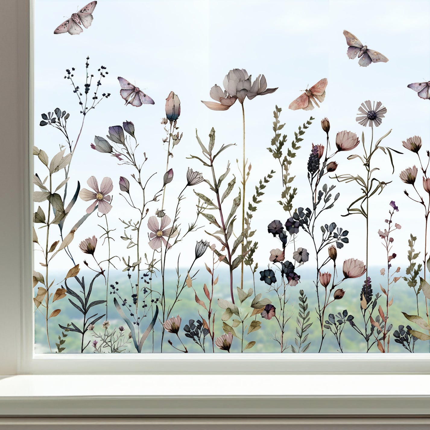 Magic Botanical Flowers Shop Window Decal Border (Bottom) – Dizzy Duck ...