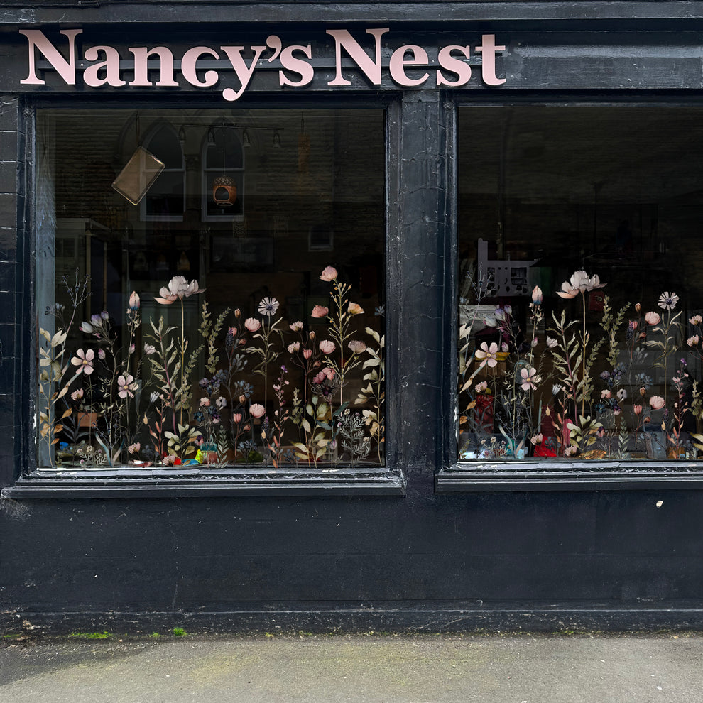 Magic Botanical Flowers Shop Window Decal Border (Bottom) – Dizzy Duck ...