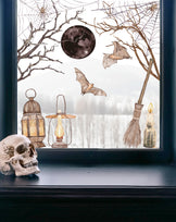 Halloween Web Window Decal Corner Set – Dizzy Duck Designs