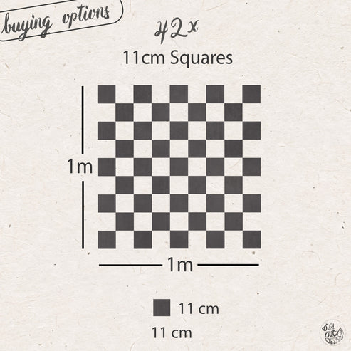 Checkerboard Wall Decal Set – Dizzy Duck Designs