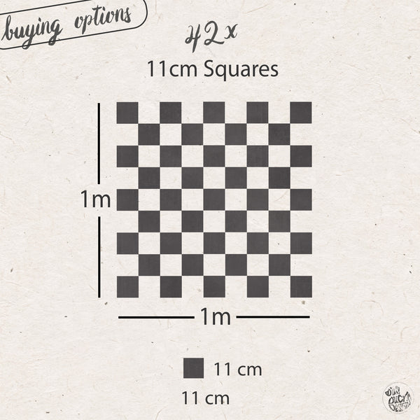 Checkerboard Wall Decal Set – Dizzy Duck Designs