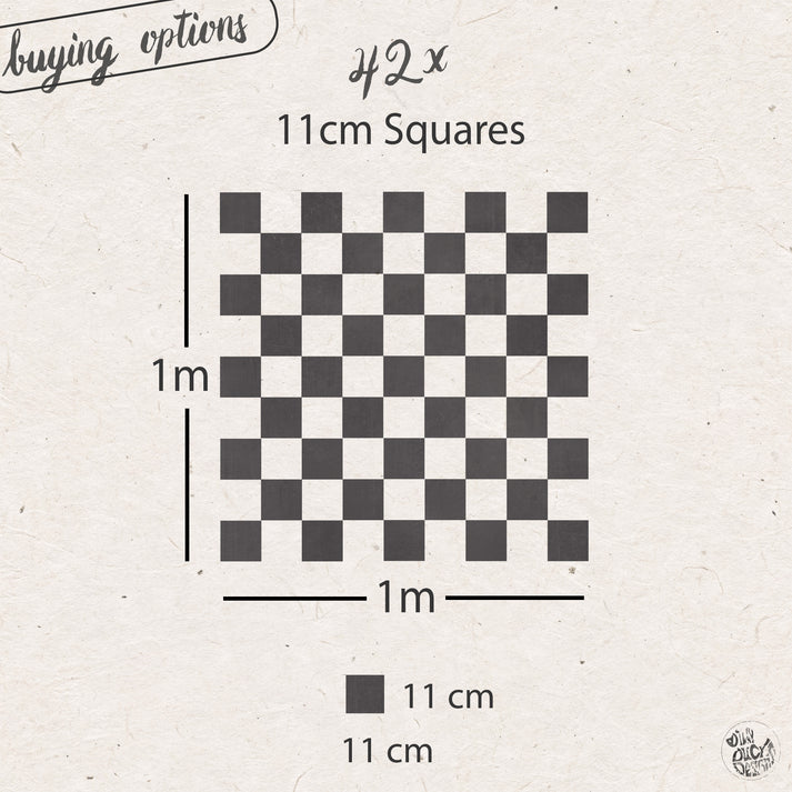 Checkerboard Wall Decal Set – Dizzy Duck Designs