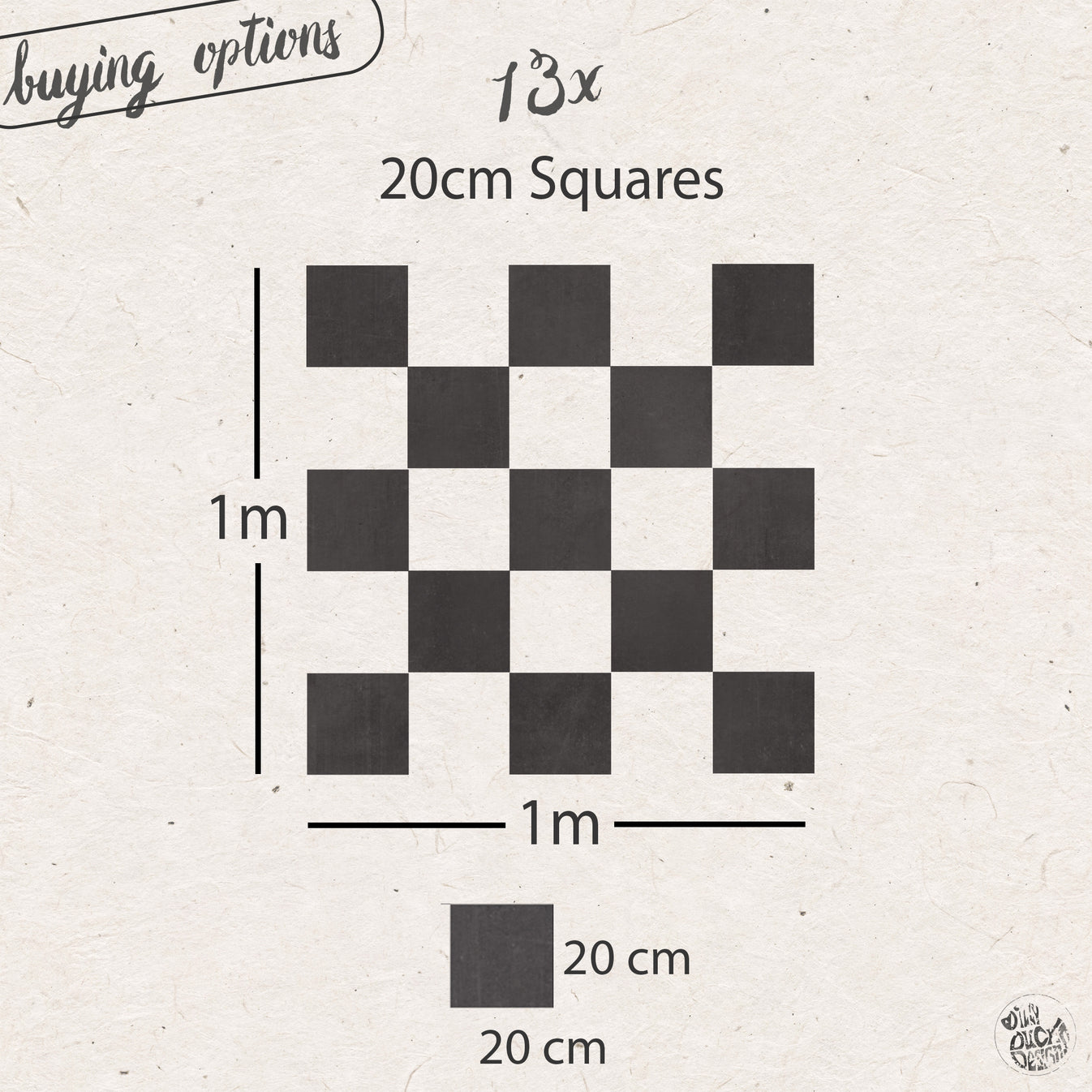 Checkerboard Wall Decal Set – Dizzy Duck Designs