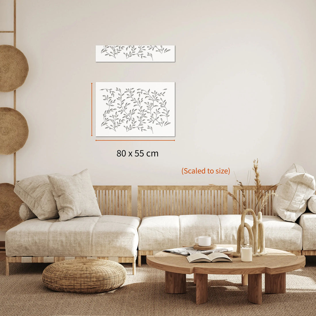 Leafy Trail Wall Stencil – Dizzy Duck Designs