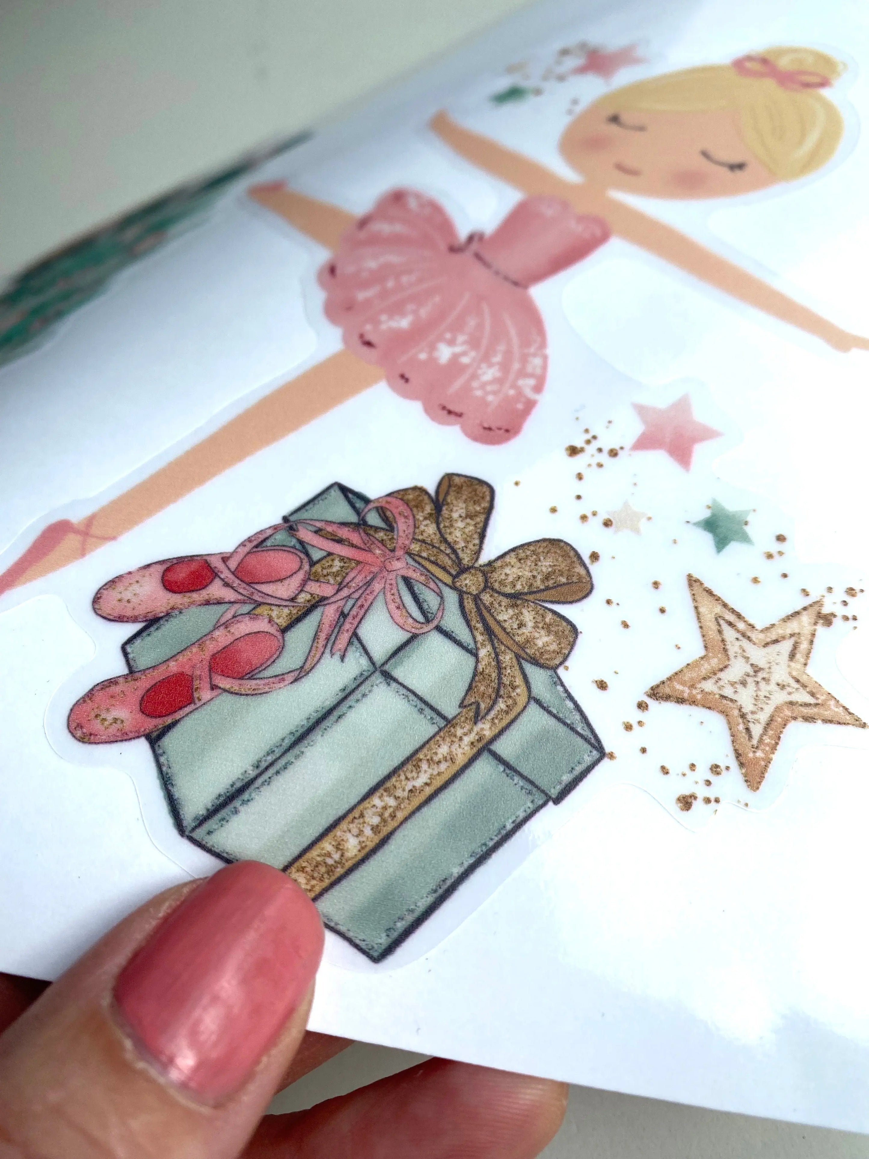 Pink Nutcracker Christmas Window Decal Set – Dizzy Duck Designs