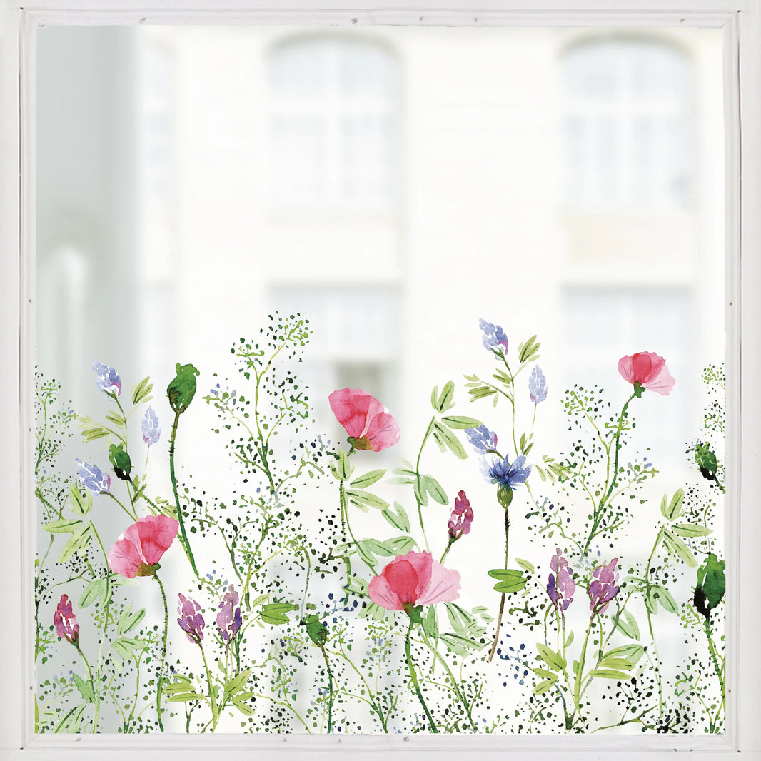 WINDOW FILM | Floral Borders – Dizzy Duck Designs
