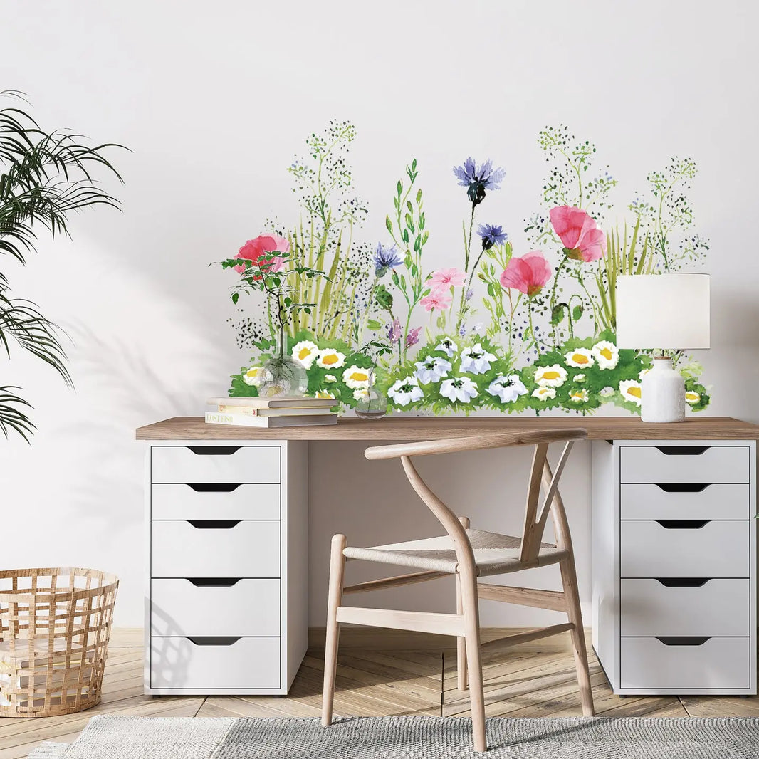 Floral Border Wall Decals – Dizzy Duck Designs