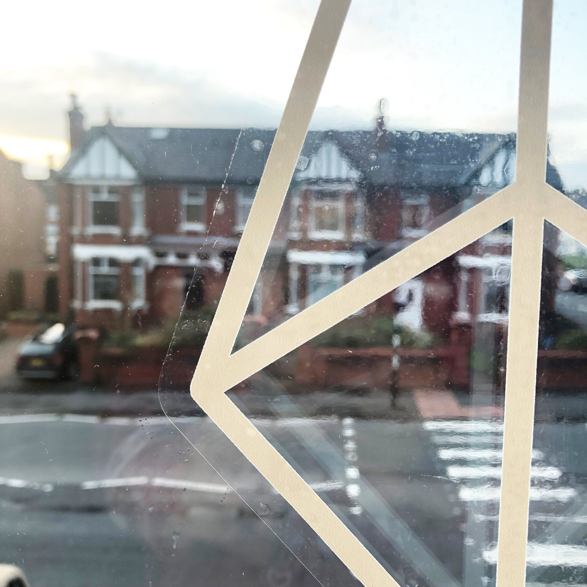 8 x Diamond Baubles Christmas Window Decals – Dizzy Duck Designs