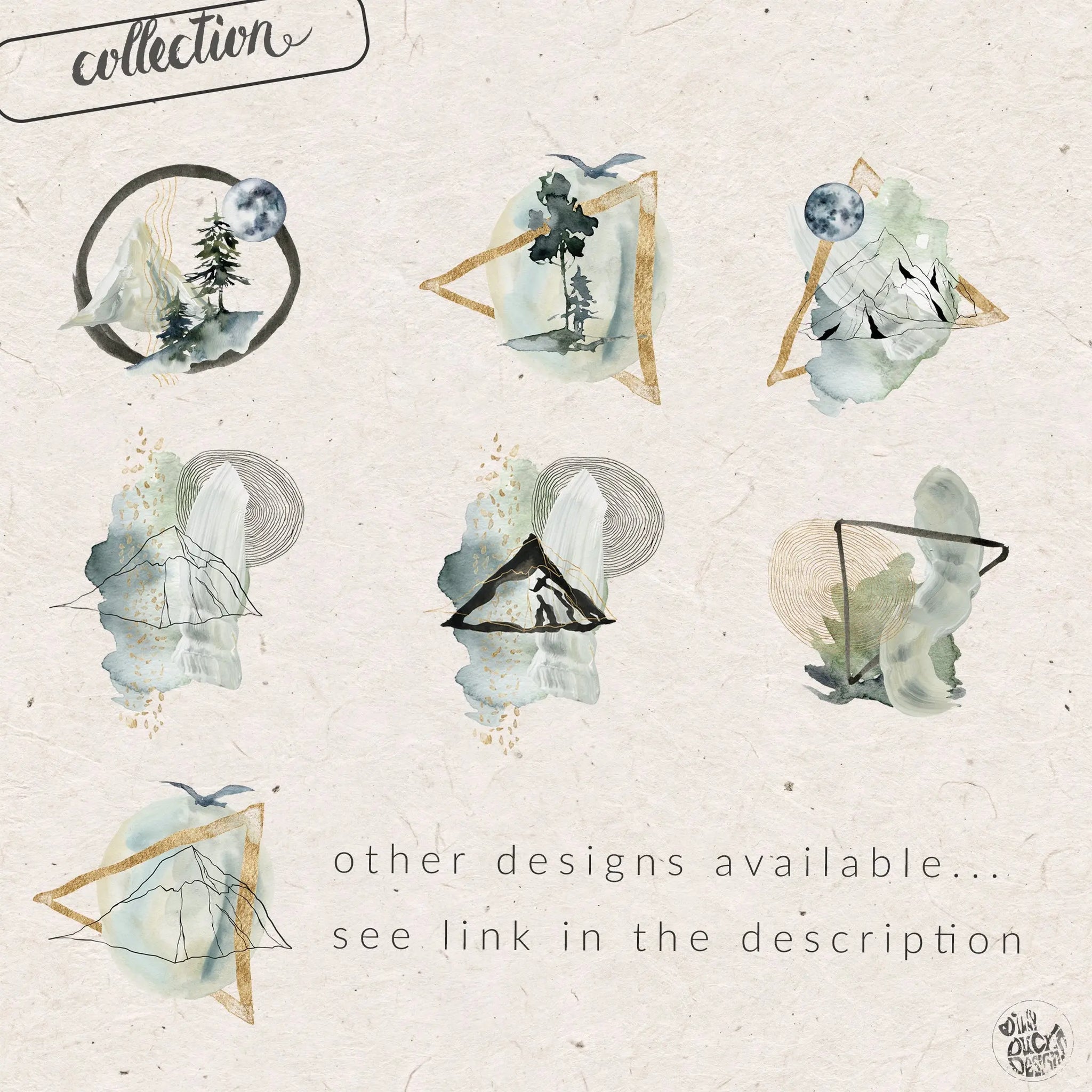 Abstract Triangle Wall Decal – Dizzy Duck Designs