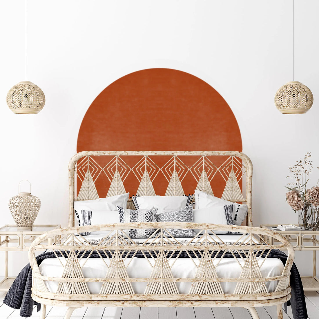 Boho Arch Wall Stencil – Dizzy Duck Designs