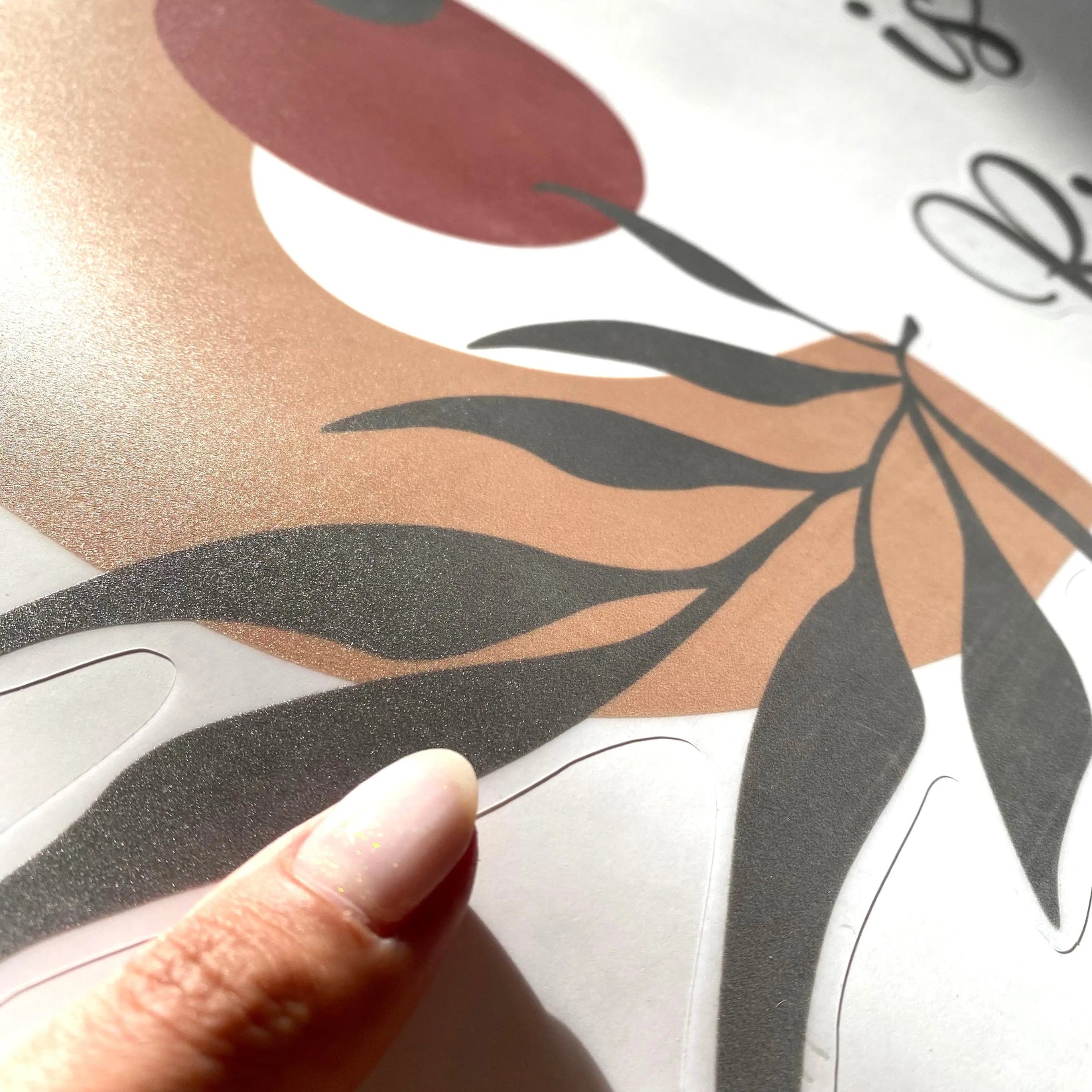 Boho He Is Risen Easter Empty Tomb Window Decal – Dizzy Duck Designs