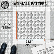 Bukan Patio Stencil - Square Slabs – Dizzy Duck Designs