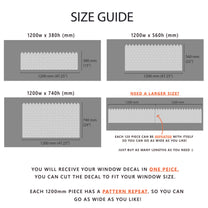 Empire Frosted Window Privacy Border – Dizzy Duck Designs