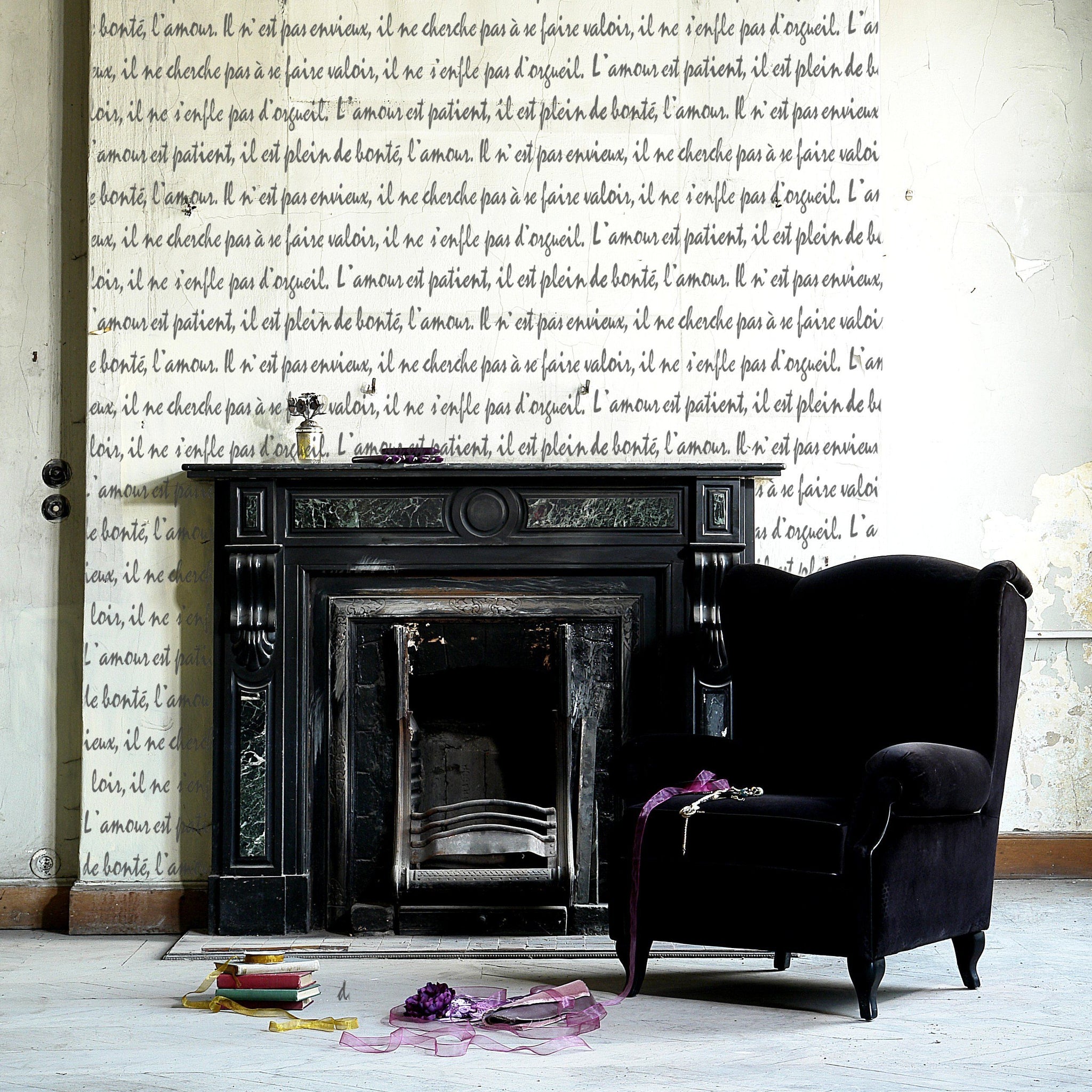 FRENCH SCRIPT Wall and Furniture Stencil – Dizzy Duck Designs