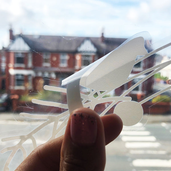 Forest Christmas Window Decal – Dizzy Duck Designs