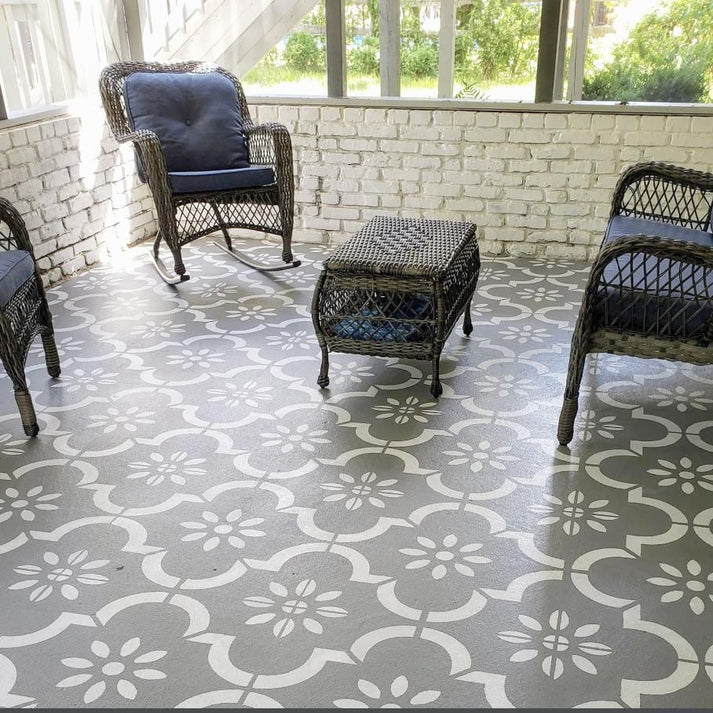 JANNAH Faux-Tile Stencil – Dizzy Duck Designs