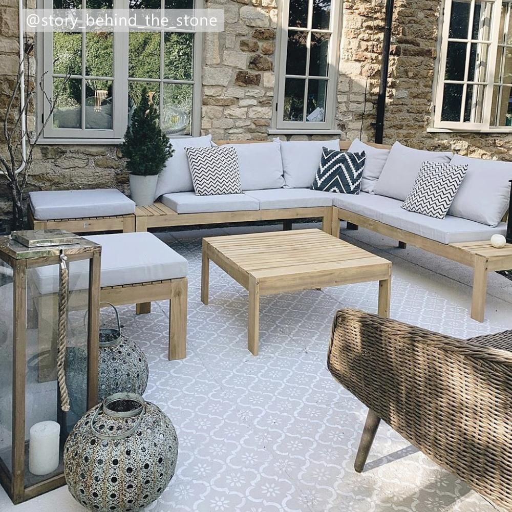 JANNAH Faux-Tile Stencil – Dizzy Duck Designs