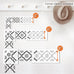 JANNAH Tile Border Stencil – Dizzy Duck Designs