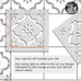 JANNAH Tile Stencil – Dizzy Duck Designs