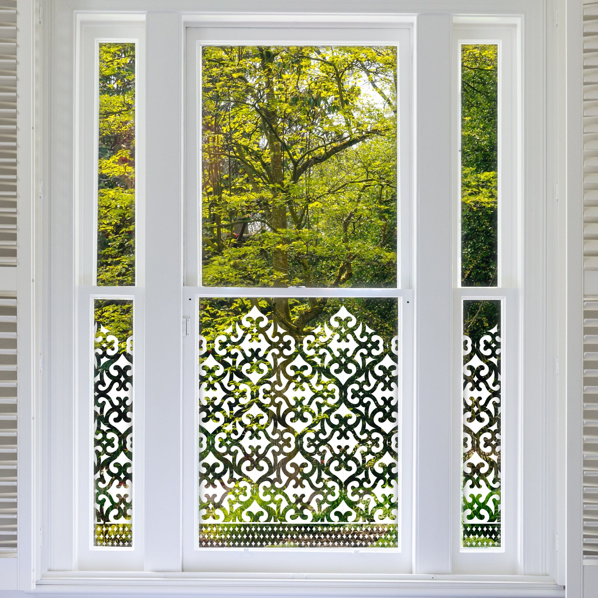 Karachi Clear Window Privacy Border – Dizzy Duck Designs