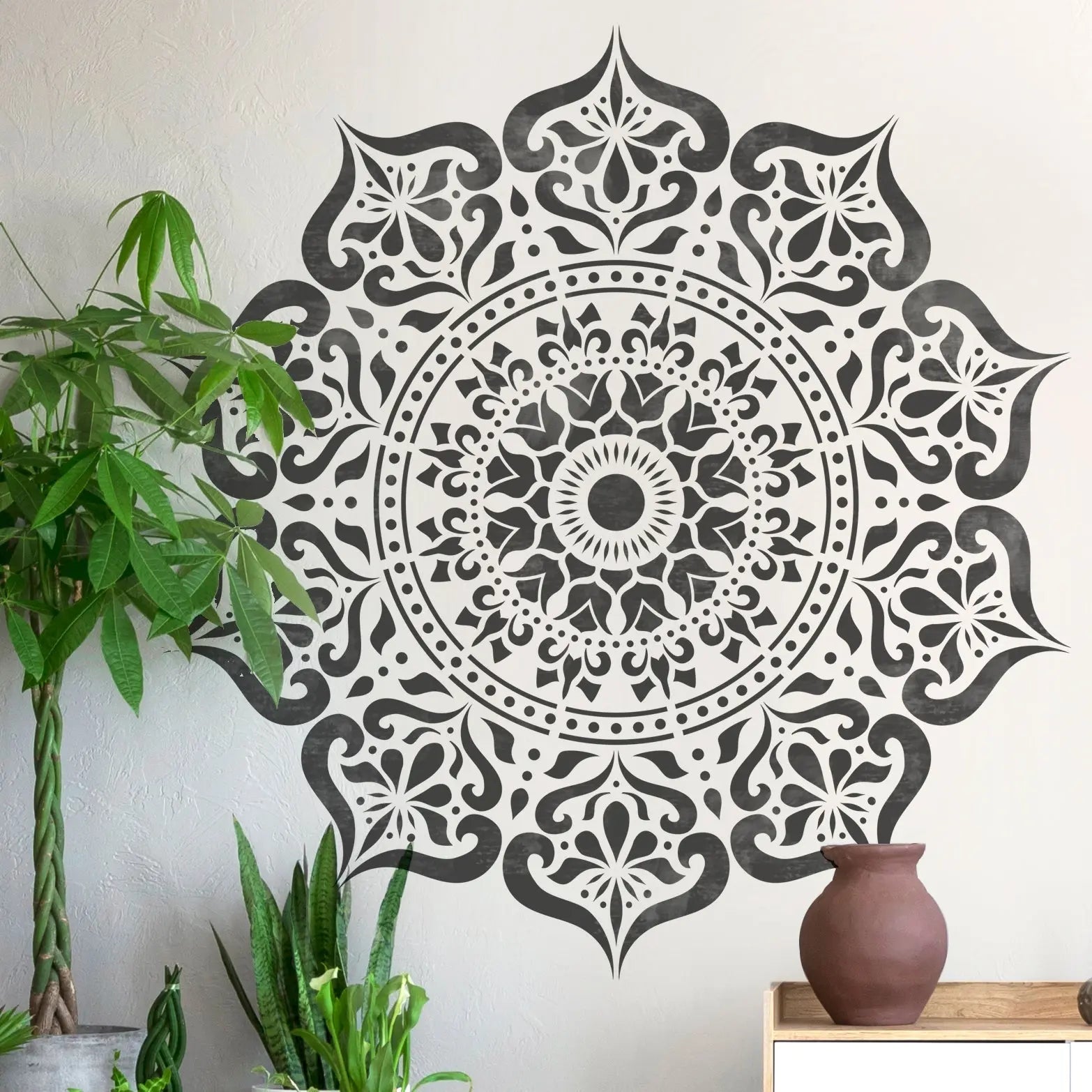 MANALI Mandala Stencil – Dizzy Duck Designs