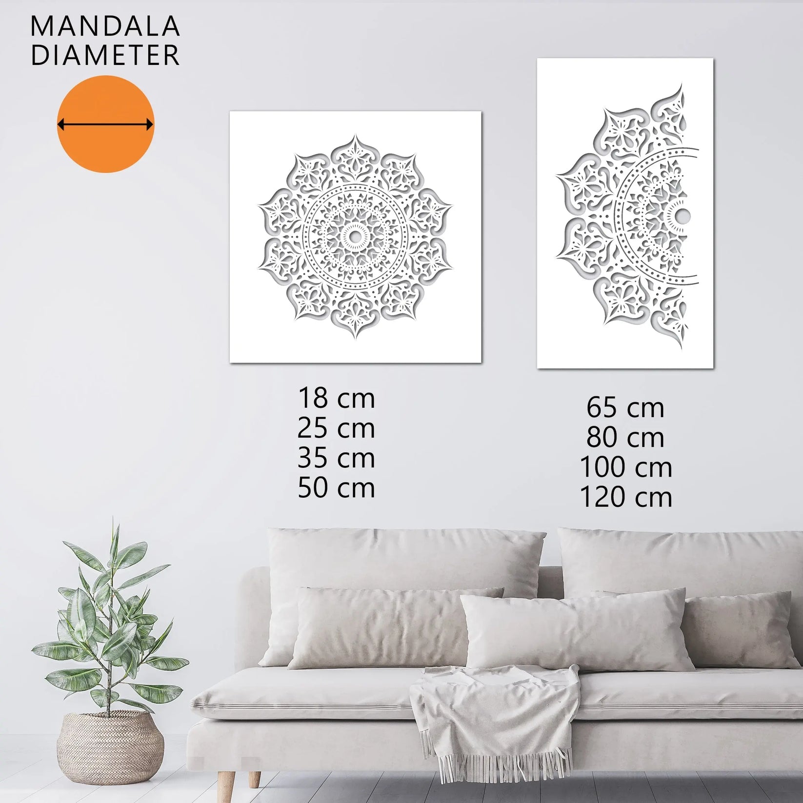 MANALI Mandala Stencil – Dizzy Duck Designs