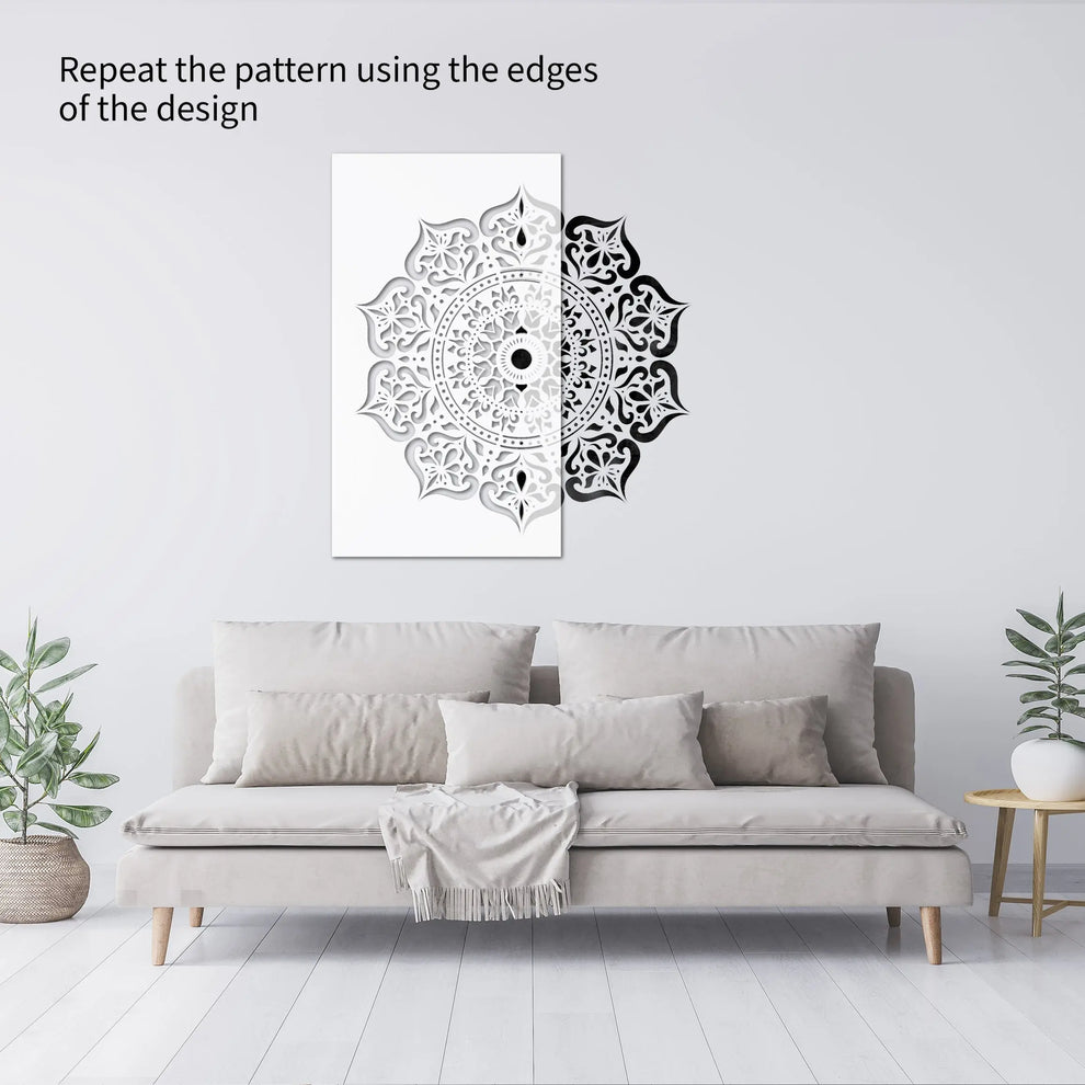 MANALI Mandala Stencil – Dizzy Duck Designs