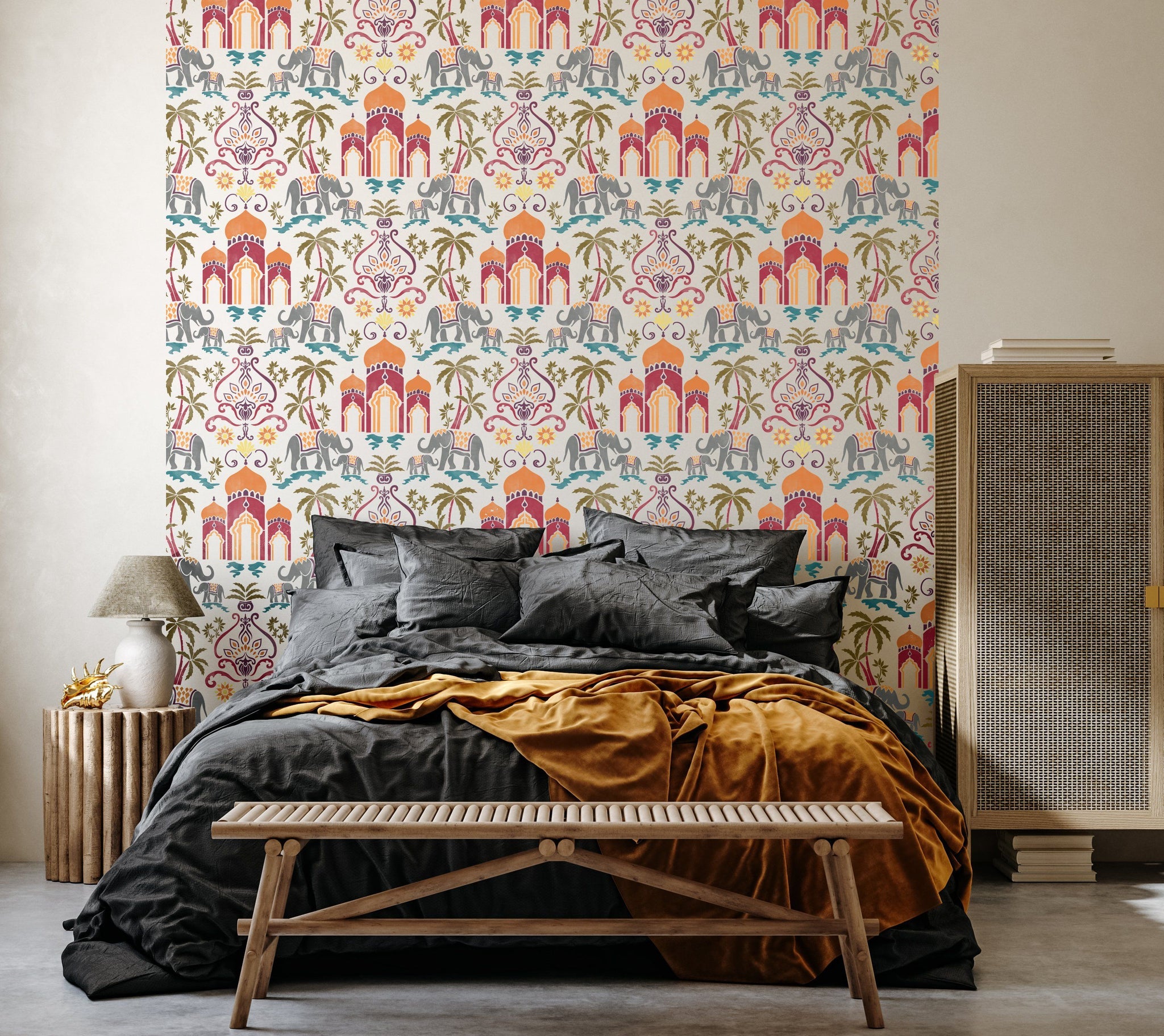 MUMBAI Wall Stencil – Dizzy Duck Designs