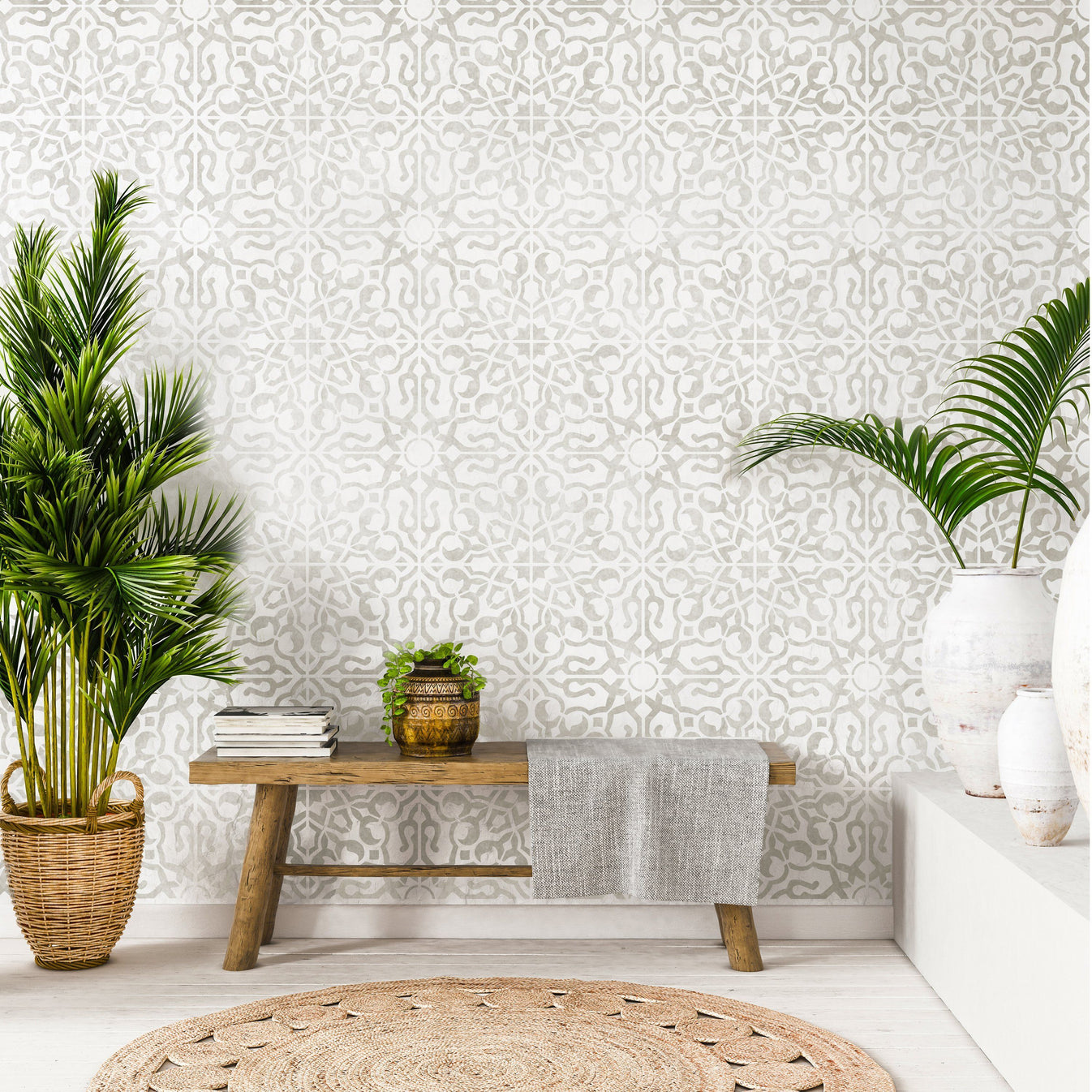 Nadia Faux-Tile Stencil – Dizzy Duck Designs