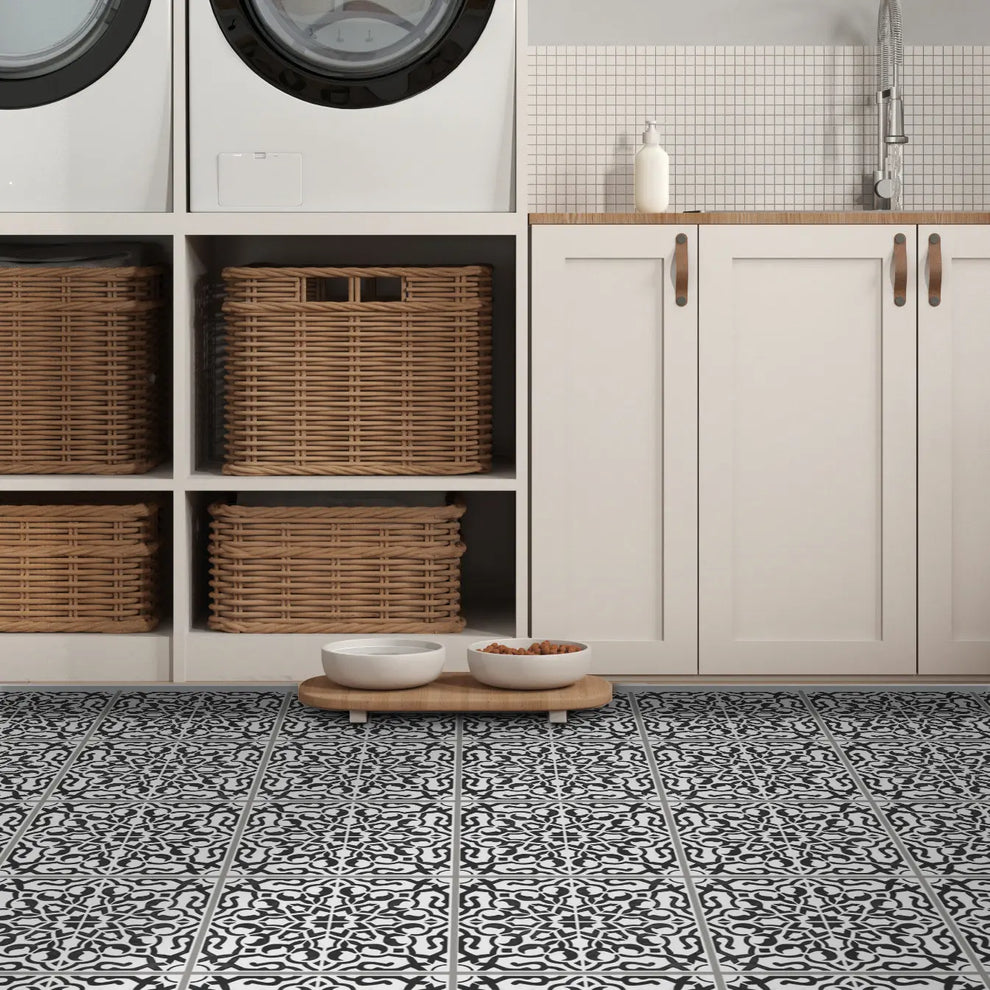 Nadia Faux-Tile Stencil – Dizzy Duck Designs