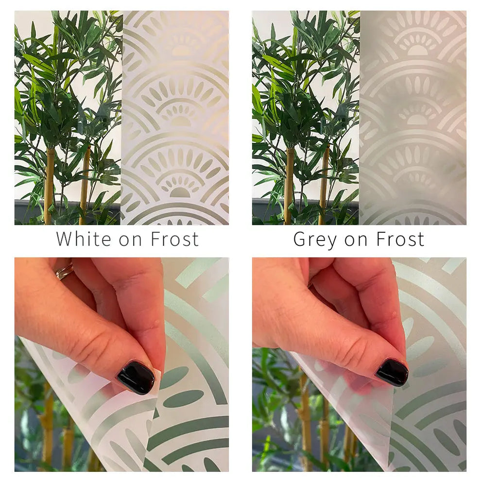 Nagoya Frosted Window Privacy Border – Dizzy Duck Designs