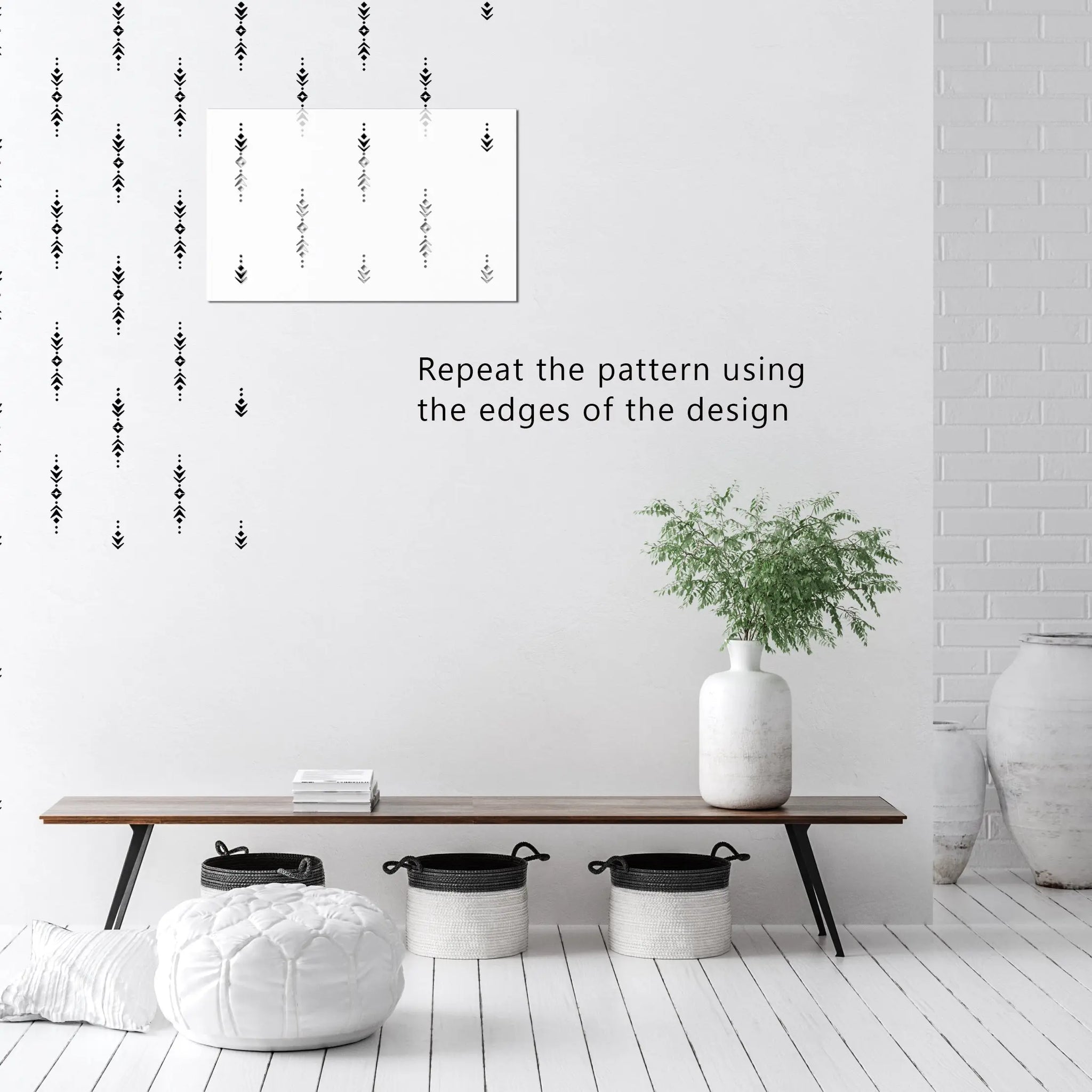 Nazas Boho Wall Stencil – Dizzy Duck Designs