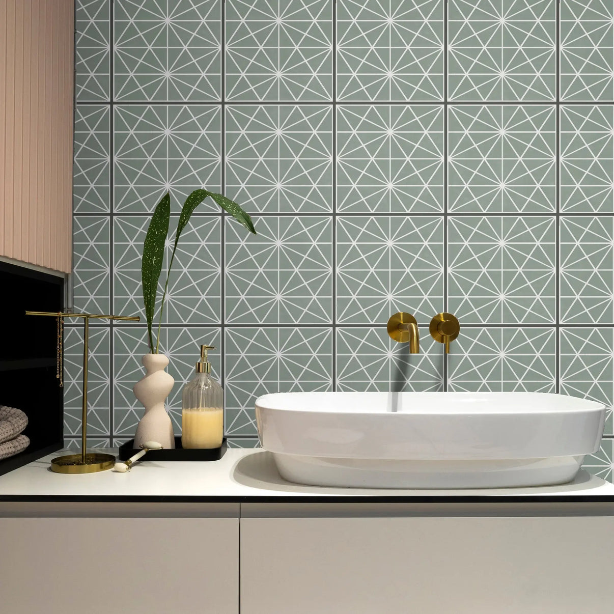 Osaka Faux-Tile Stencil – Dizzy Duck Designs