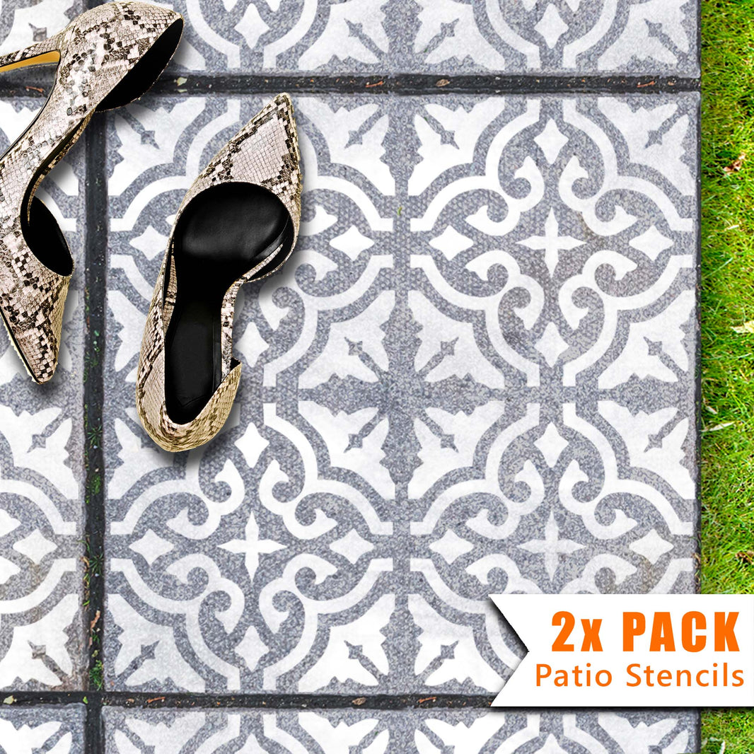 STENCIL | Patio Slab – Dizzy Duck Designs