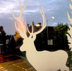 Stag & Forest Window Decal – Dizzy Duck Designs