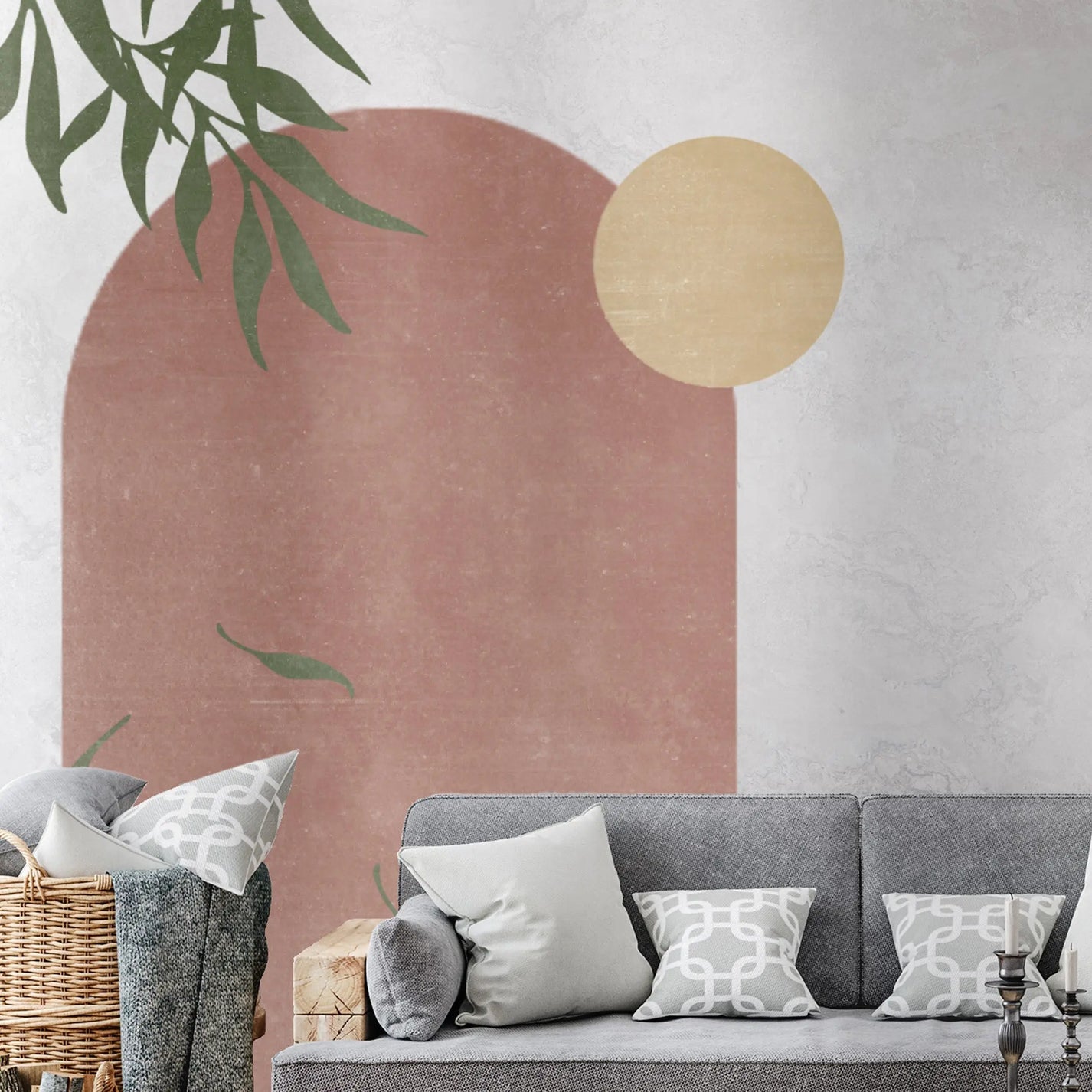 Sun Leaf Arch Wall Decal Set – Dizzy Duck Designs