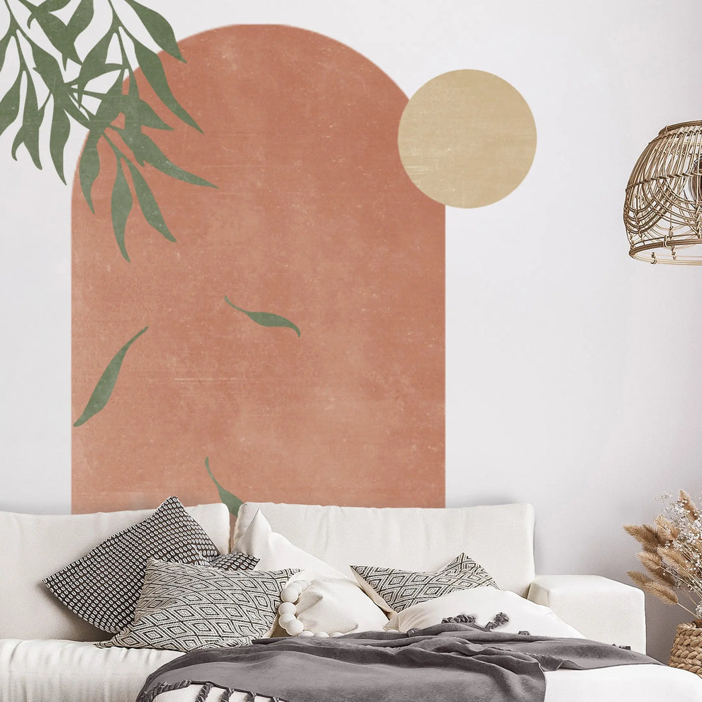 Sun Leaf Arch Wall Decal Set – Dizzy Duck Designs