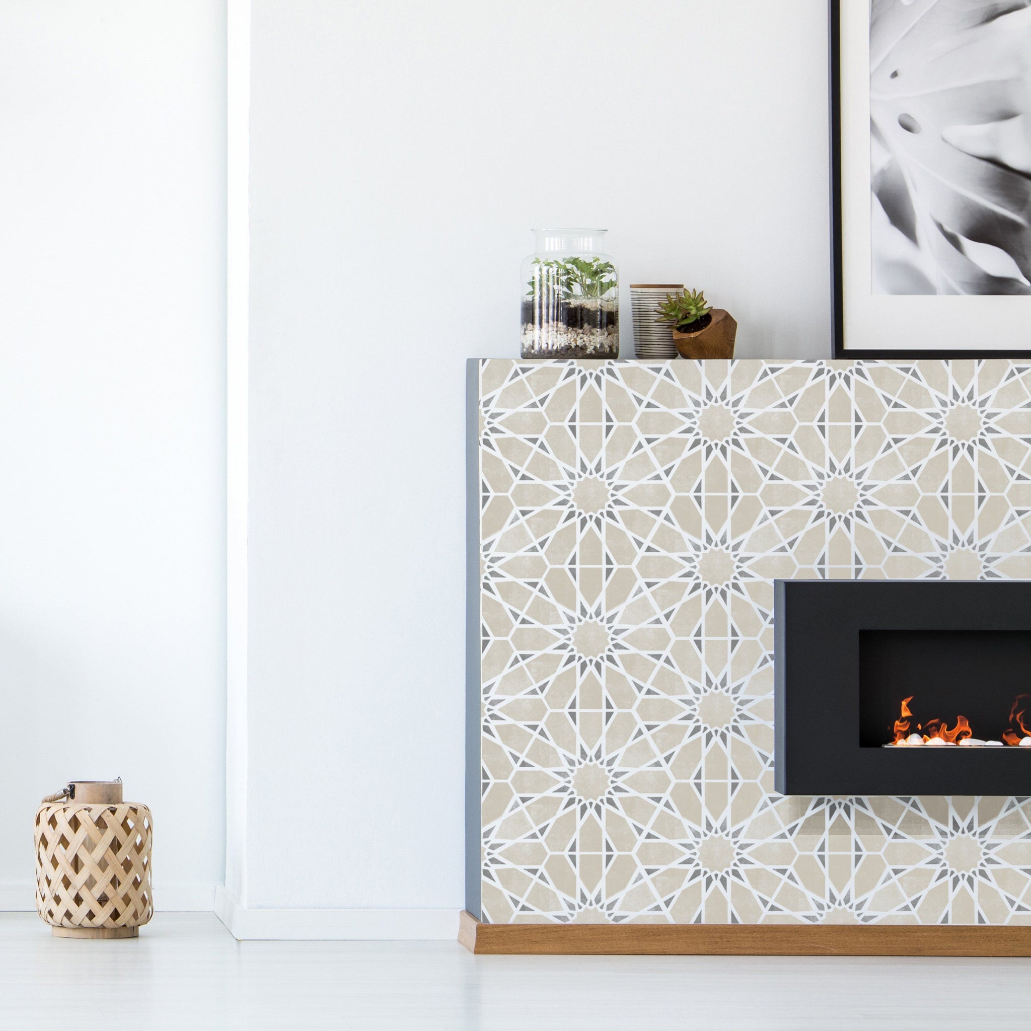Zaida Faux-Tile Stencil – Dizzy Duck Designs