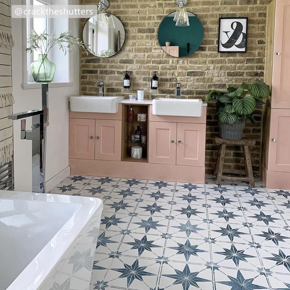 Zarzis Tile Stencil – Dizzy Duck Designs