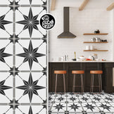 Zarzis Tile Stencil – Dizzy Duck Designs